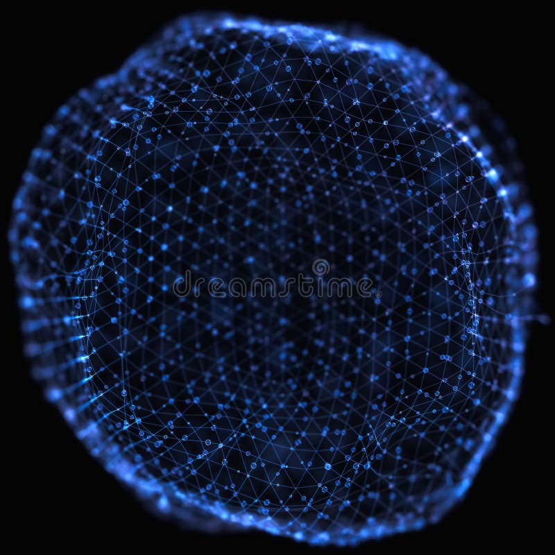 Organic Cell Structure Molecular Connections Stock Illustration ...