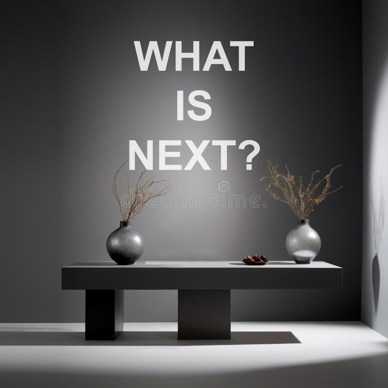 Concept Image of a Paper with the Phrase What is Next on it. Crisis ...