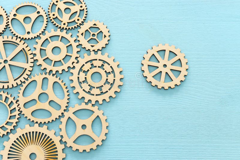 Concept Image of Placing a Cogwheel in Set of Gears Mechanism Stock ...