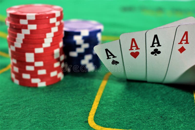 An Concept Image of a Poker Game, Casino Stock Photo - Image of ...