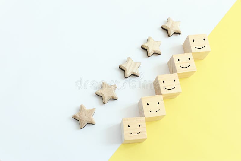 Concept Image of Setting a Five Star Goal. Increase Rating or Ranking ...