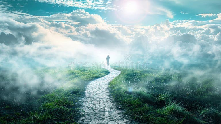 Concept Image Showing the Path of Evolving Mindset and Personal ...