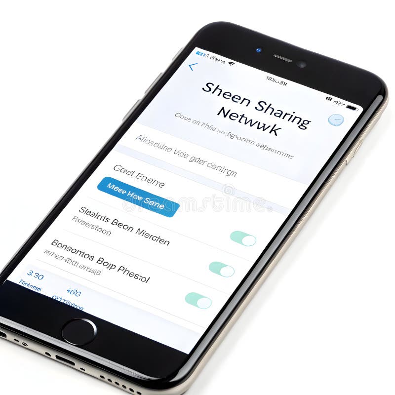 Share Network Connection Isolated on White Background Stock ...