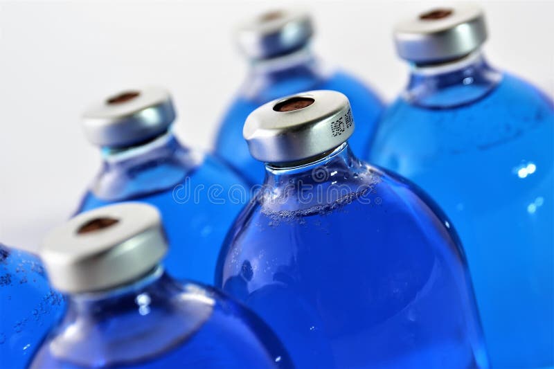 An Concept Image of Some Bottle of Injection Medicine Stock Photo ...
