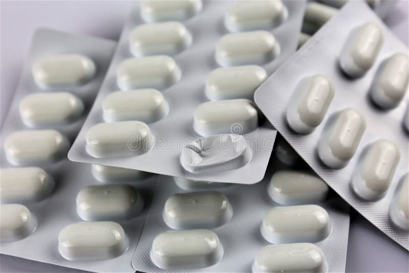 An Concept Image of Tablets Abuse - Drugs Stock Photo - Image of group ...