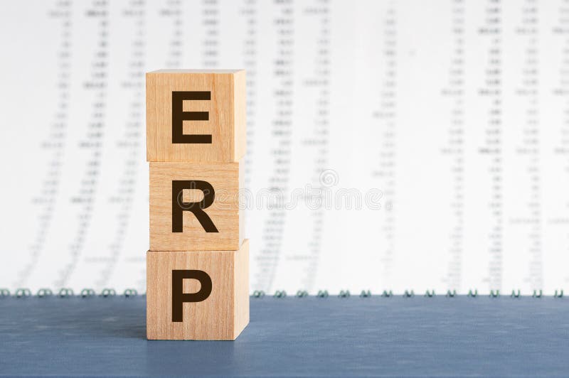 Concept Image a Wooden Block and Word ERP - Enterprise Resource ... Concept Image a Wooden Block and Word ERP - Enterprise Resource ...
