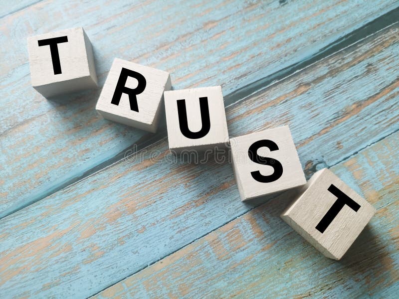 Trust In God With Background Ocean View And A Lady Look Up To The Sky ...