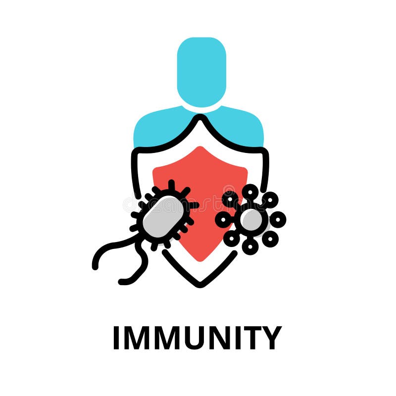 Protection Of Immunity Graphic Icon Stock Vector - Illustration of ...