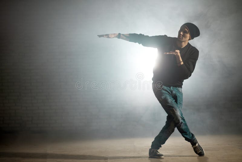 Concept of Improvisation in Dancing. Dancing with Outstretched Arms ...