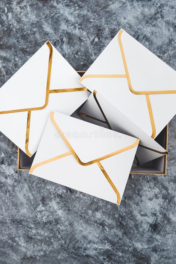 Group of envelopes stock photo. Image of bill, office, send - 311586