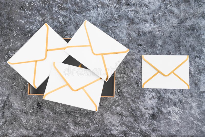 Group of envelopes stock photo. Image of bill, office, send - 311586