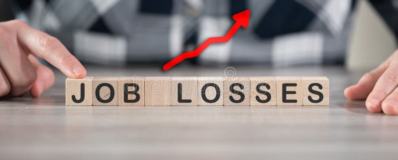 Concept of Increase in Job Losses Stock Image - Image of employee ...