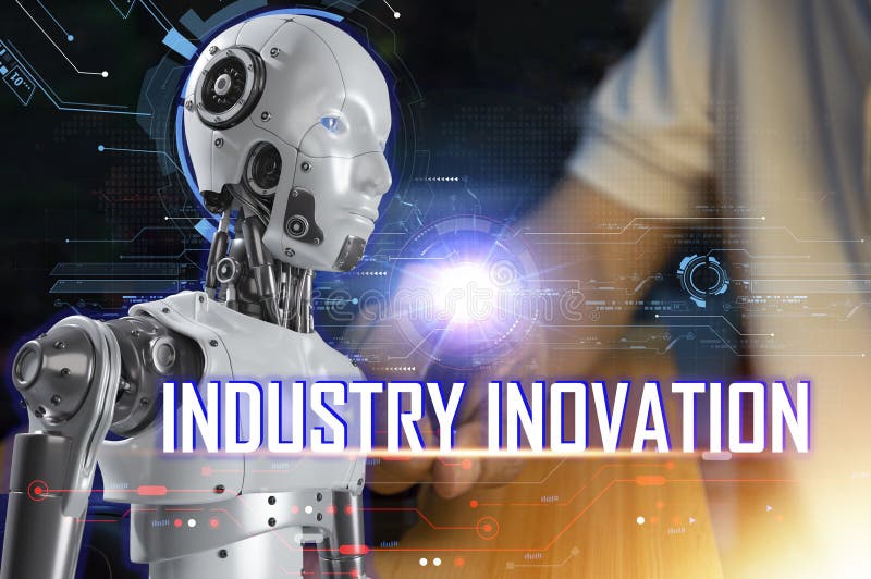 Concept, Industrial Innovation, 5th Generation Industry Use Artificial ...