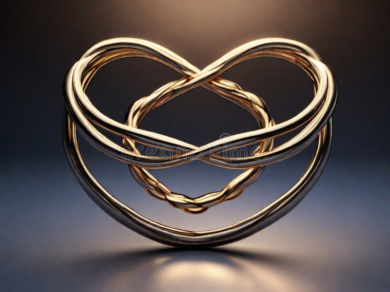 Infinite Love and Connection Stock Illustration - Illustration of ...