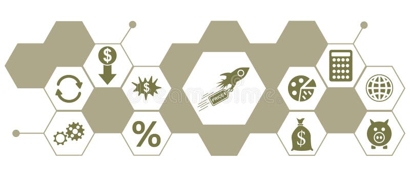 Concept of inflation stock illustration. Illustration of financial ...