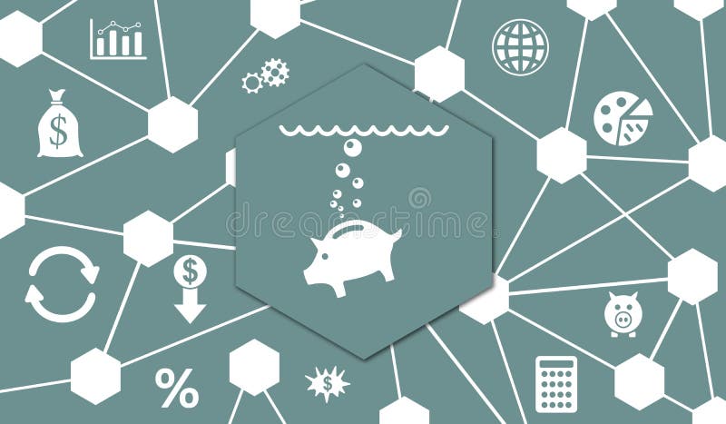 Concept of inflation stock illustration. Illustration of business ...