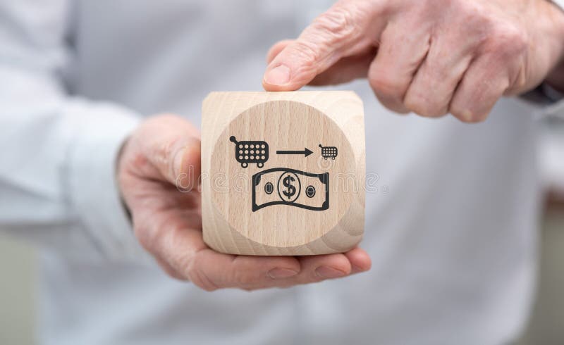 Concept of inflation stock image. Image of goods, purchase - 360120791