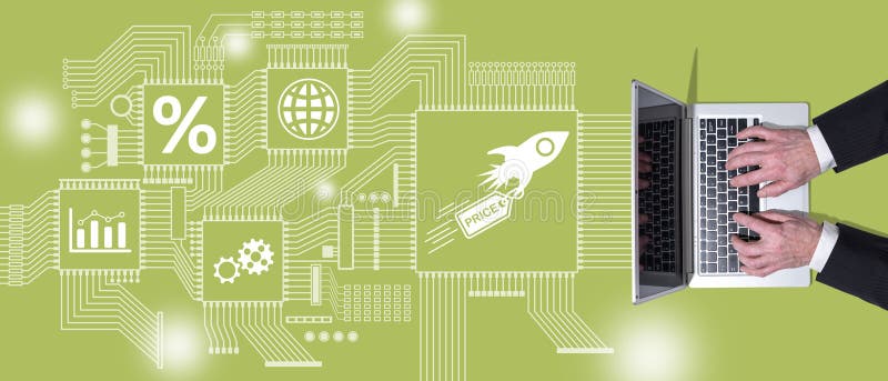 Concept of inflation stock illustration. Illustration of power - 270242517