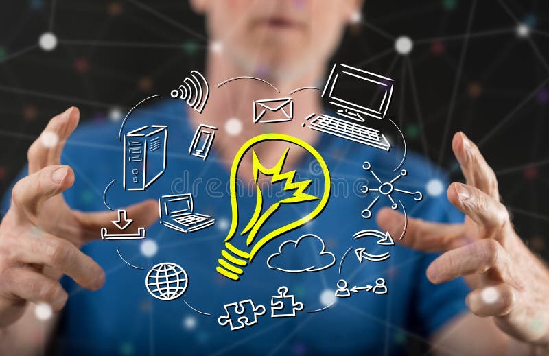 Concept Of Innovative Ideas Stock Photo - Image of creativity ...