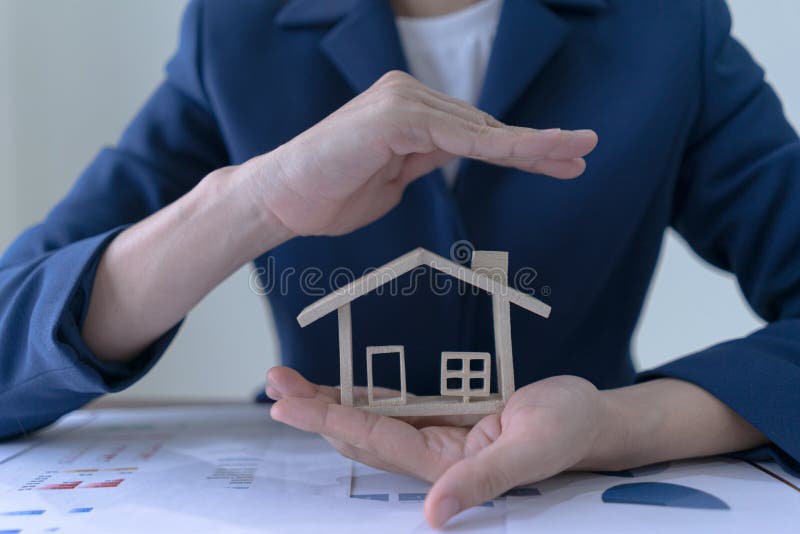 Concept Insurance Protect Housing Property Agents Appraisers House ...