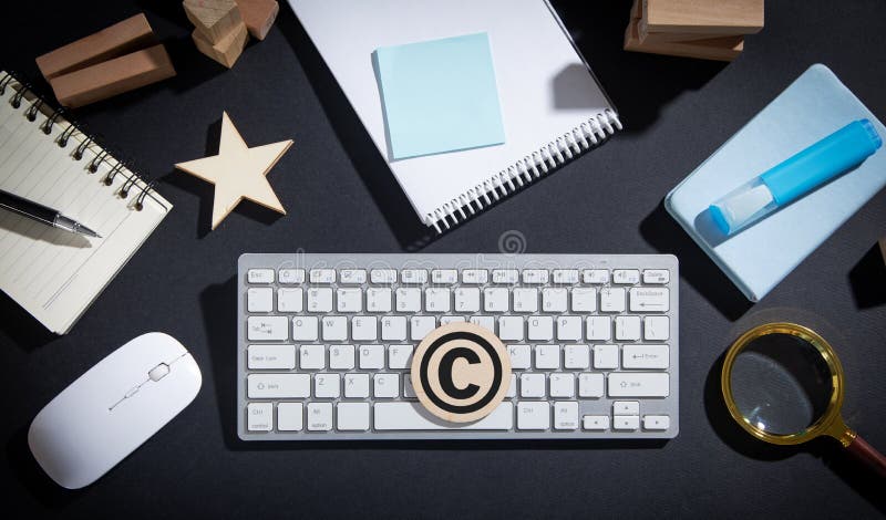 Concept of Intellectual Property. Copyright Stock Image - Image of ...