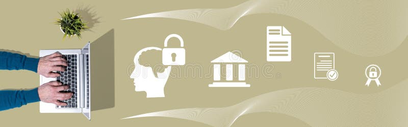 Concept of Intellectual Property Stock Photo - Image of patented ...