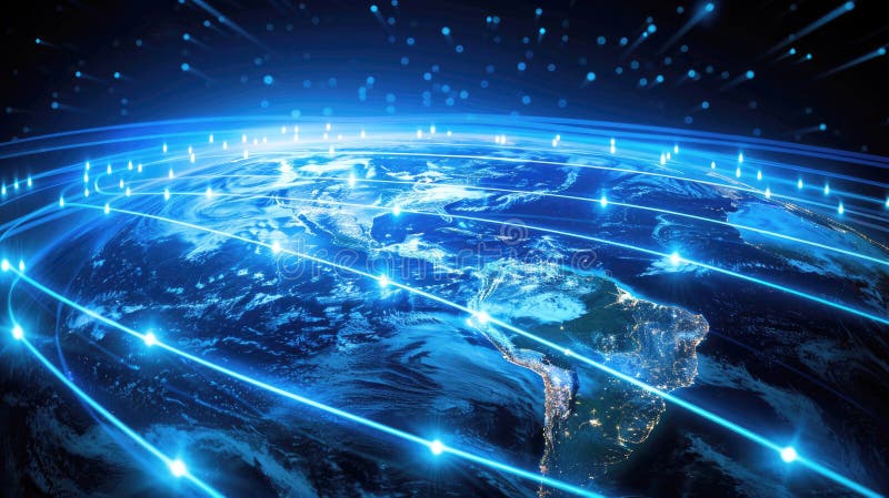 Concept of Interconnection and the Vastness of the World. Global Data ...