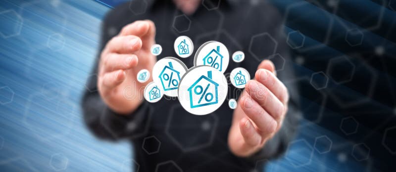 Concept of interest rates stock image. Image of banking - 183613533