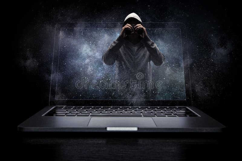 Network Security and Computer Crime. Mixed Media Stock Photo - Image of ...