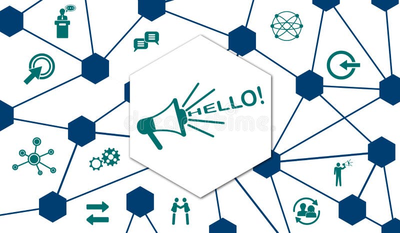 Concept of introduction stock illustration. Illustration of symbol ...