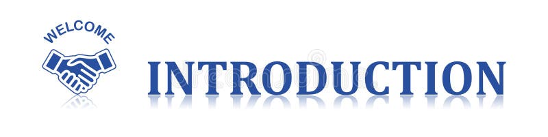 Concept of introduction stock illustration. Illustration of ...