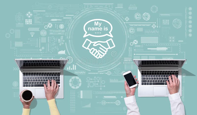 Concept of introduction stock image. Image of management - 277395883