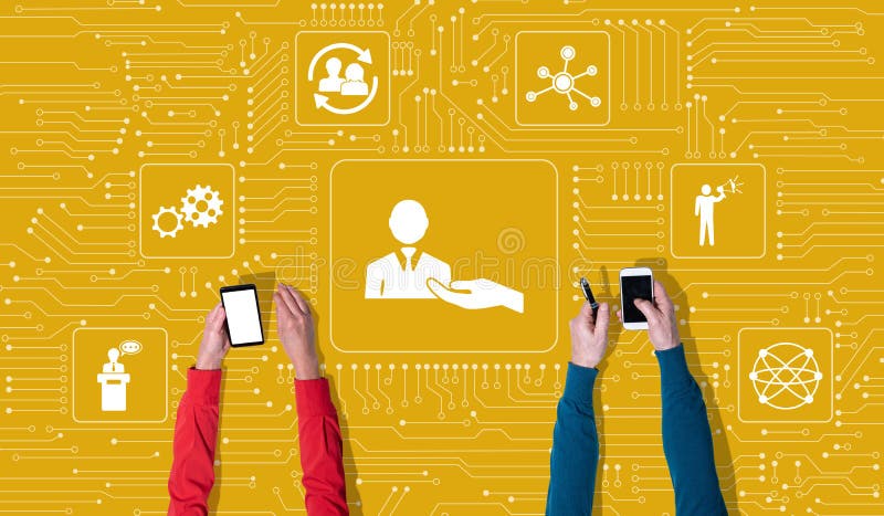 Concept of introduction stock photo. Image of presentation - 258397582