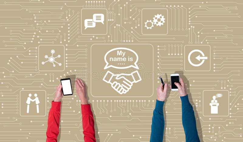 Concept of introduction stock photo. Image of introduction - 260598614