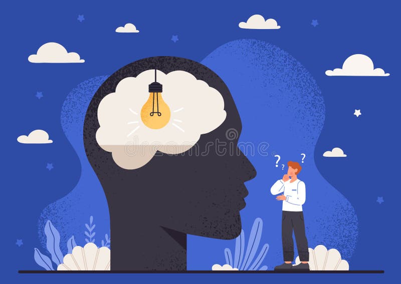 Concept of intuition stock vector. Illustration of mindfulness - 268822694