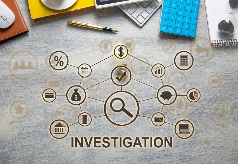 Concept of Investigation. Business. Finance Stock Illustration ...