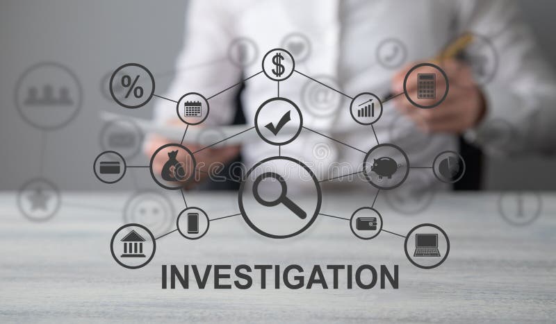 Concept of Investigation. Business. Finance Stock Illustration ...