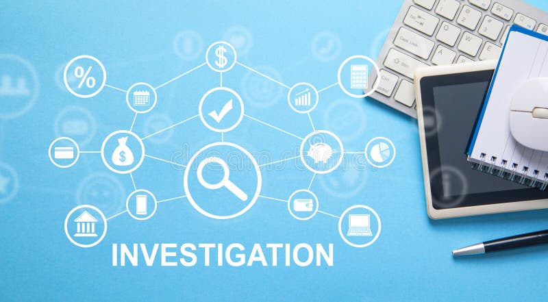 Concept of Investigation. Business. Finance Stock Illustration ...