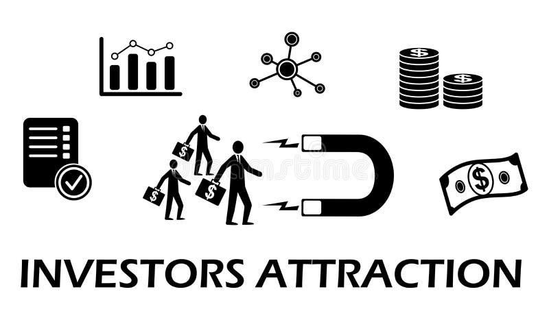 Concept of Investors Attraction Stock Illustration - Illustration of ...