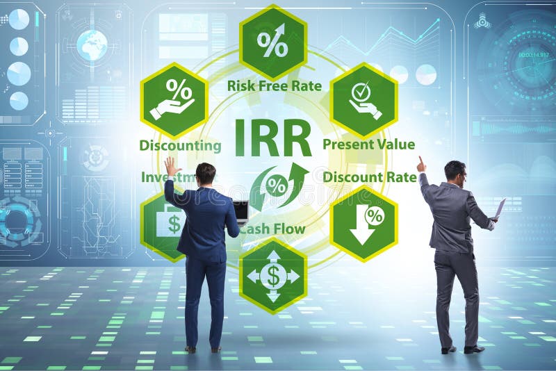 Concept of IRR - Internal Rate of Return Stock Photo - Image of ...
