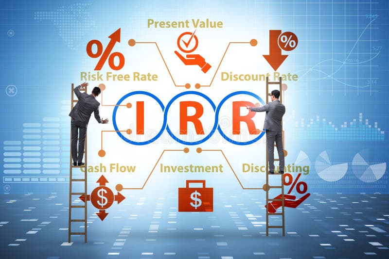 Concept of IRR - Internal Rate of Return Stock Photo - Image of period ...