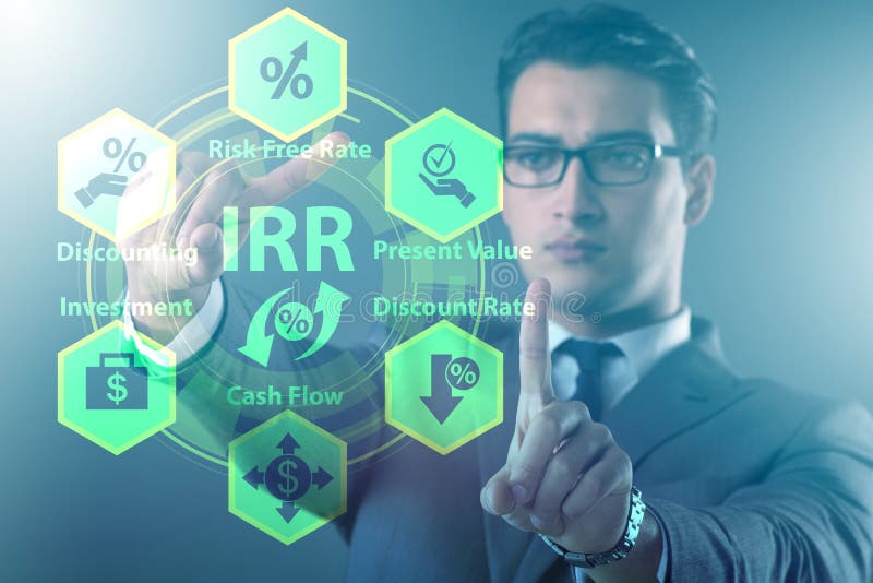Concept of IRR - Internal Rate of Return Stock Image - Image of ...