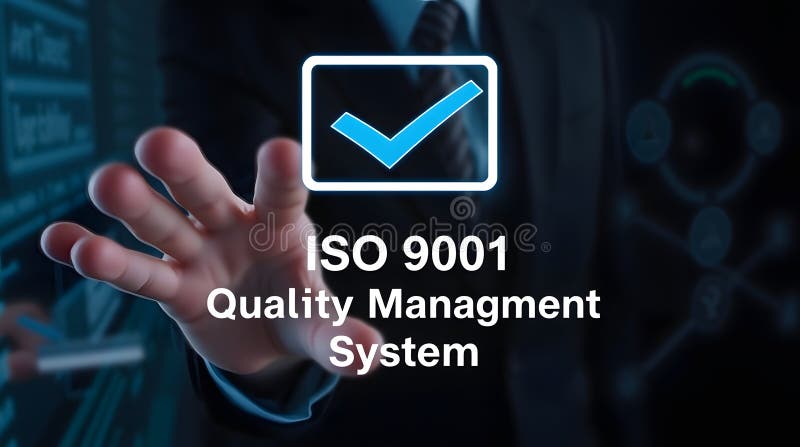 Concept of ISO 9001Quality Management System Stock Illustration ...