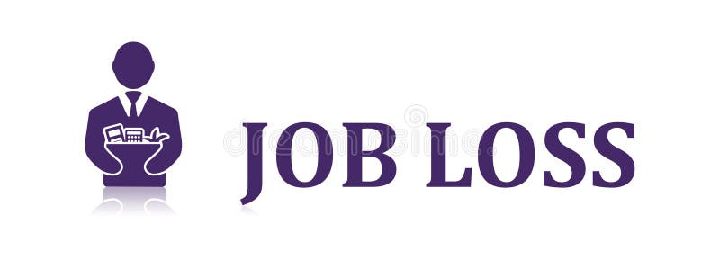 Concept of job loss stock illustration. Illustration of symbol - 260598688