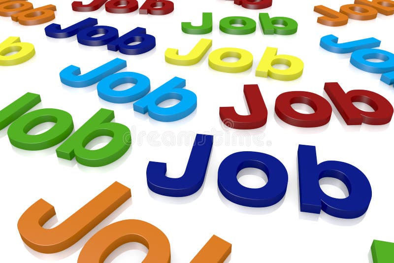 Job word cloud stock illustration. Illustration of hunt - 10978130