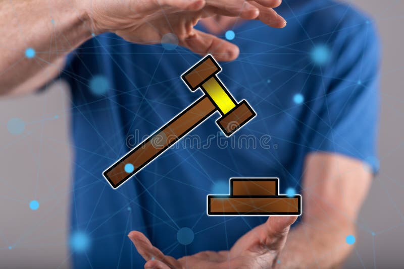 Concept of judgment stock photo. Image of court, attorney - 129905756