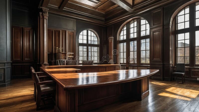 Concept of Justice and Court - Minimalist Forms and Lines of the ...