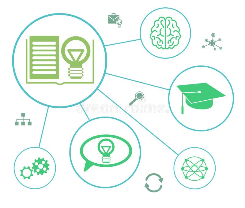 Concept of knowledge stock illustration. Illustration of symbol - 322708822