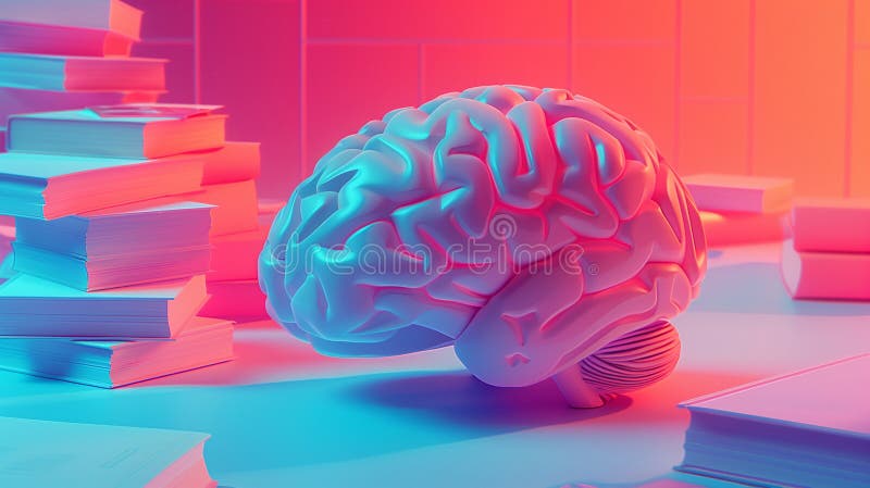 Concept of Knowledge, Philosophy Education with Book and Human Brain ...