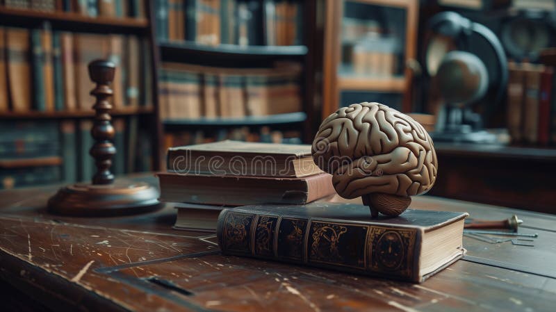 Concept of Knowledge, Philosophy Education with Book and Human Brain ...